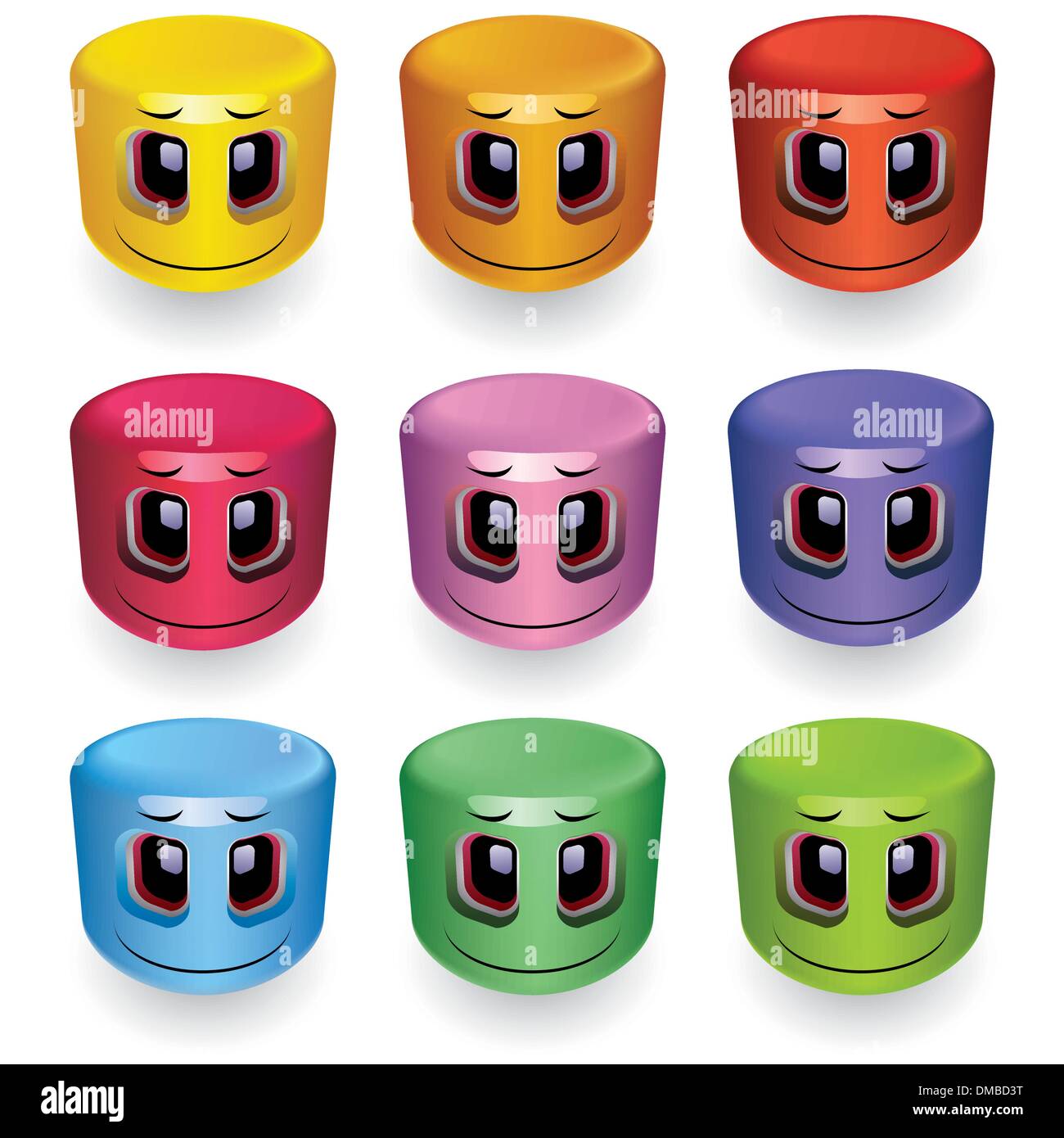 Cylinder shaped object Stock Vector Images - Alamy