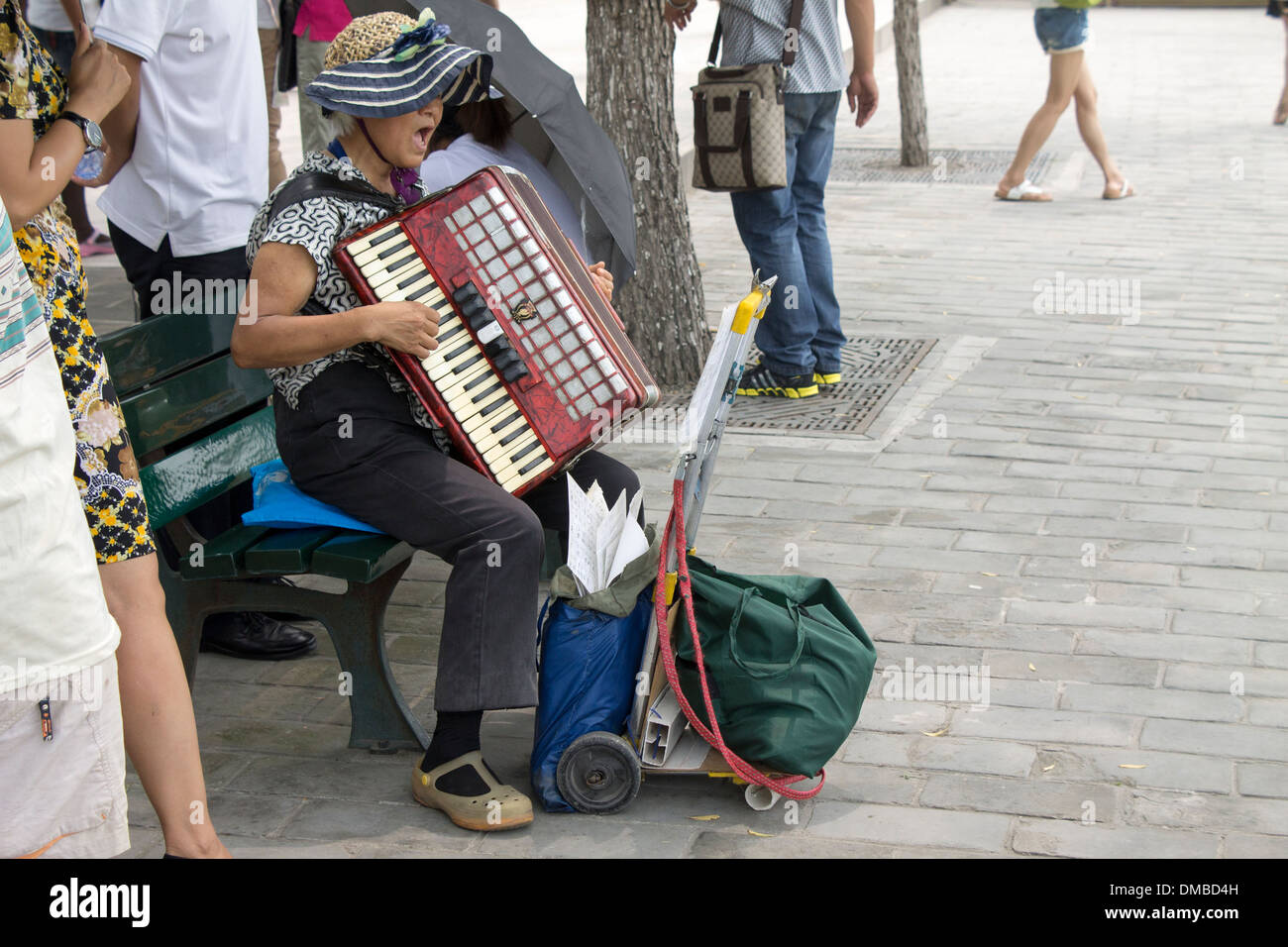 Lady entertaining hi-res stock photography and images - Alamy