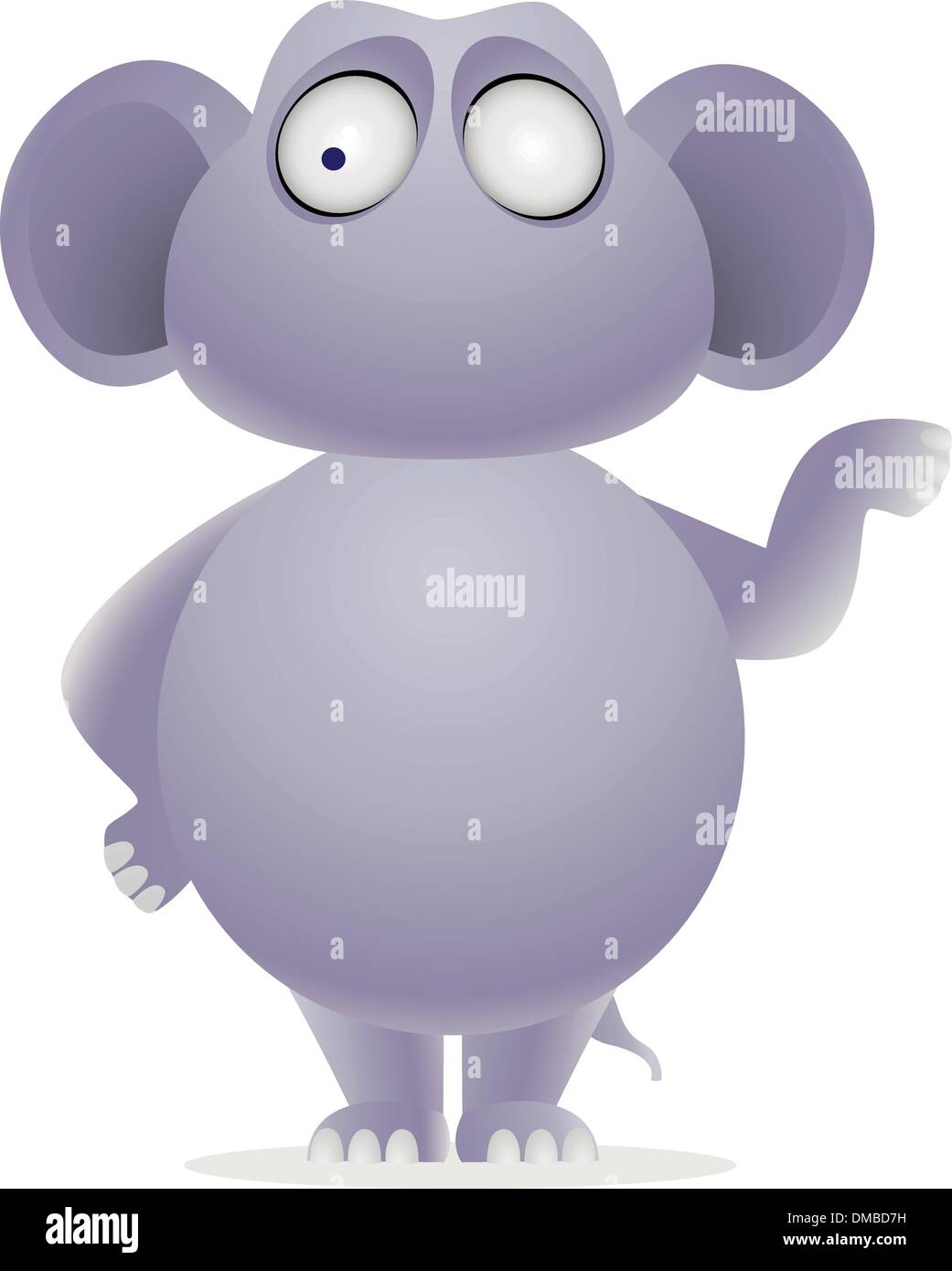 Cartoon head of an elephant Stock Vector Images - Alamy