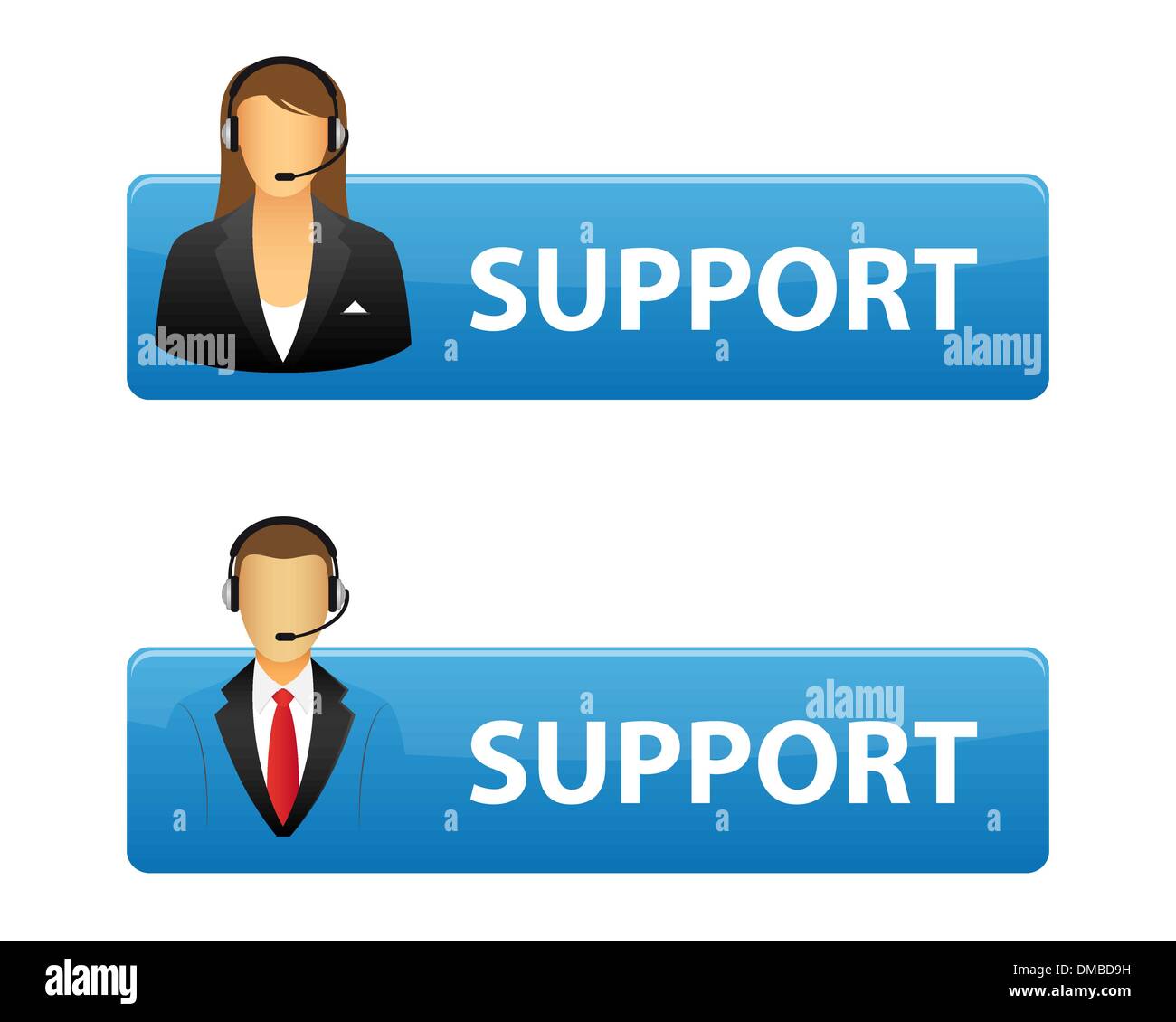 Hotline helpdesk support operator Stock Vector Images - Alamy