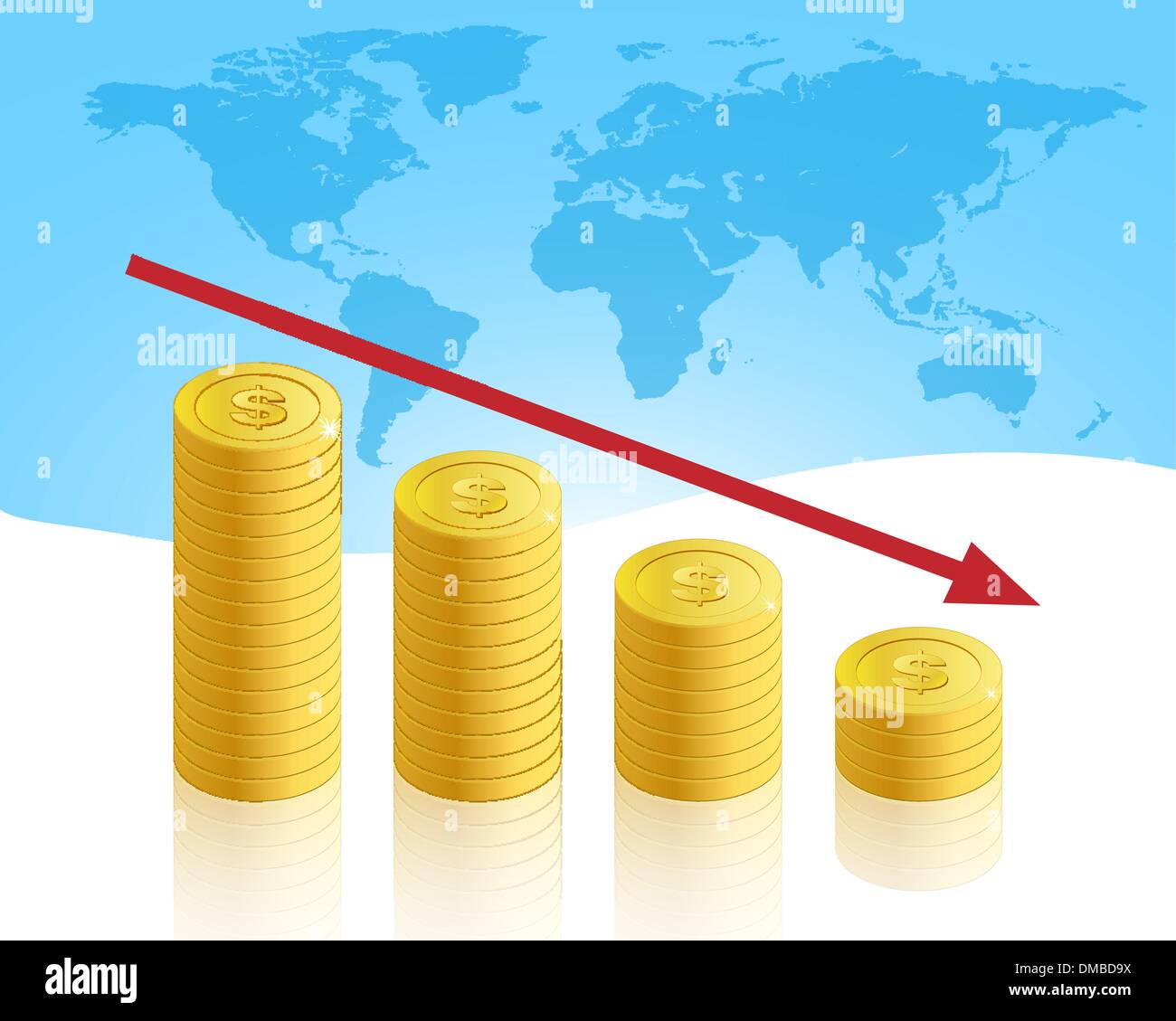 World banking crisis Stock Vector Images - Alamy