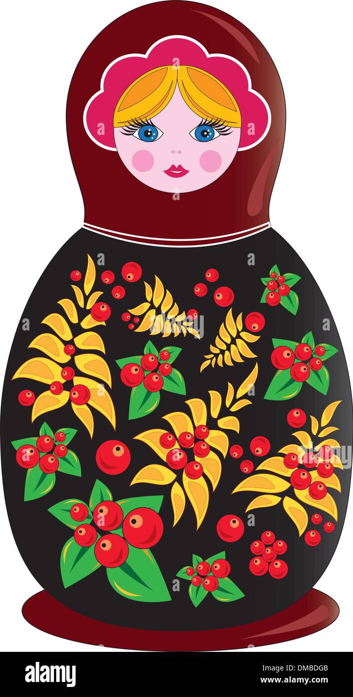 Matryoshka vector vectors hi-res stock photography and images - Alamy
