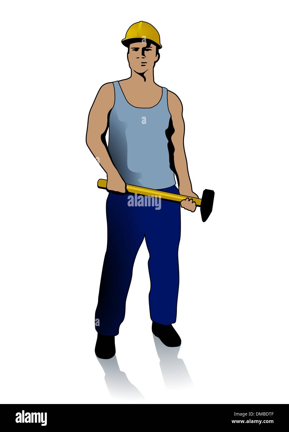 Blacksmith worker Stock Vector Images - Alamy
