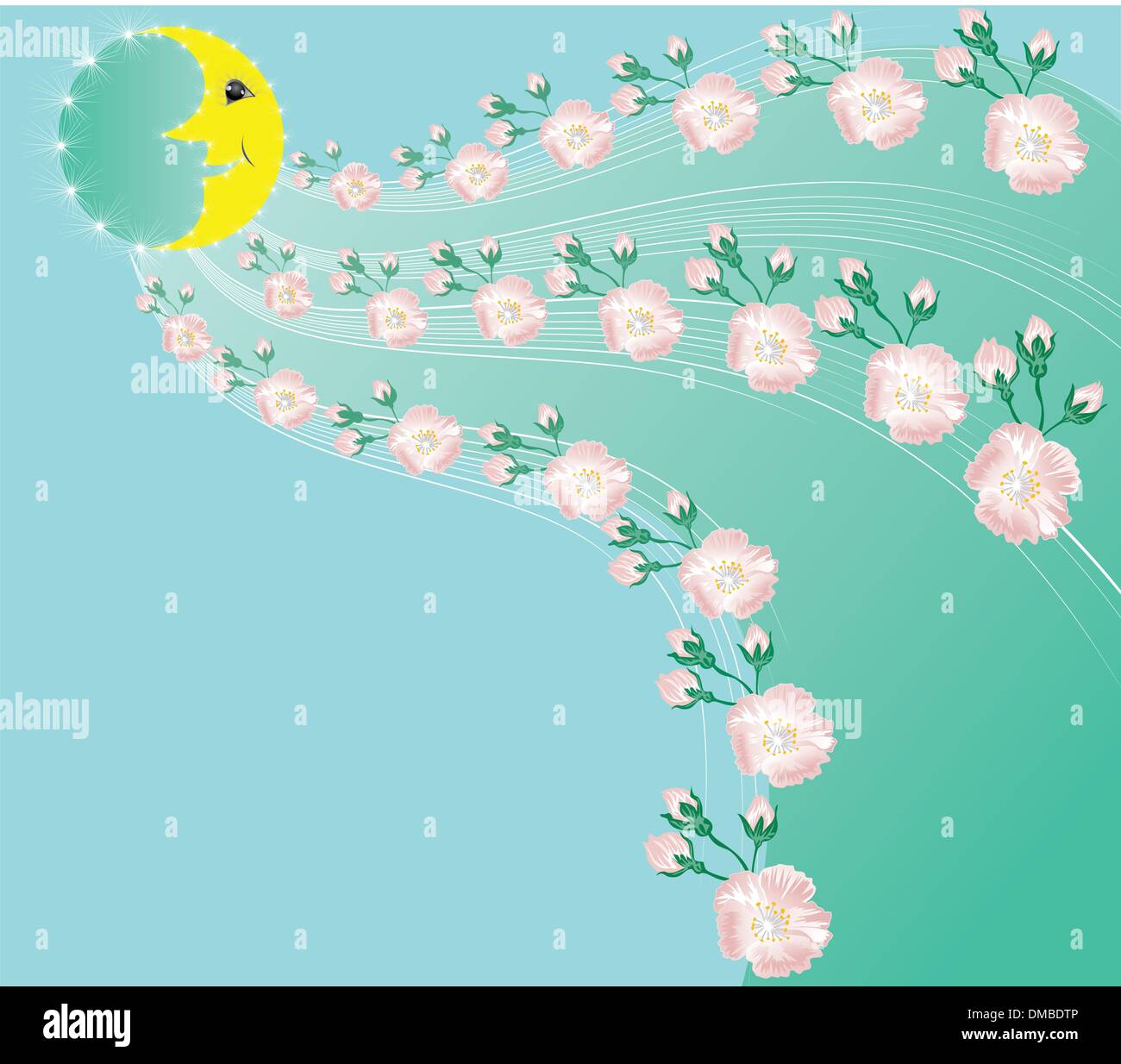 Monthly moon Stock Vector Images - Alamy