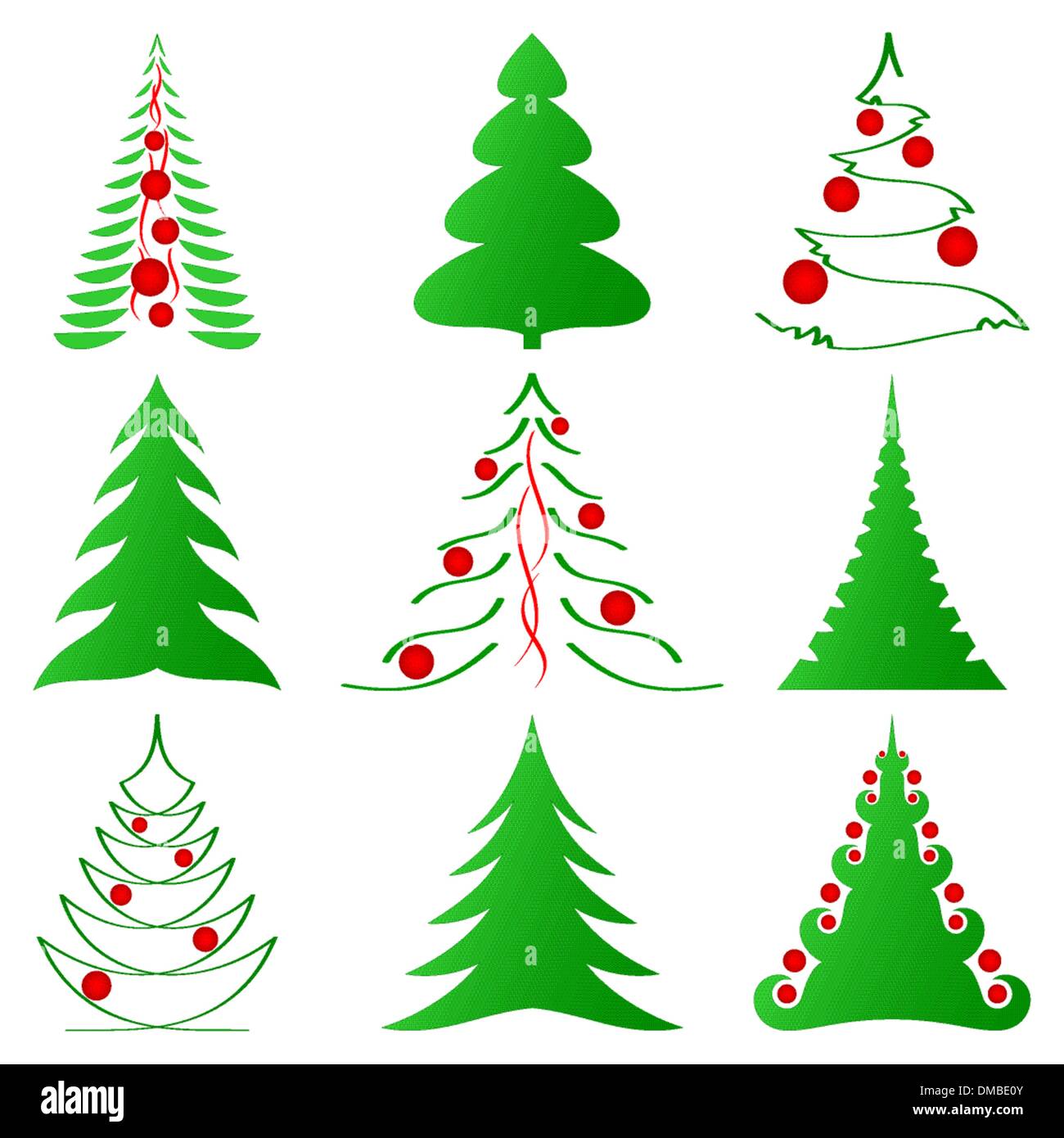 Magical trees Stock Vector Images - Alamy