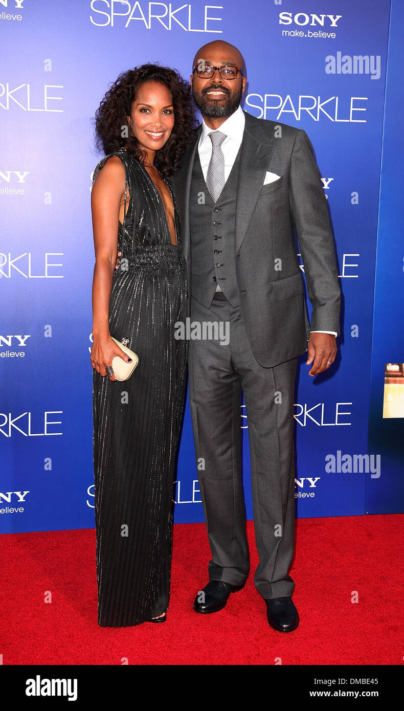 Mara Brock Akil and Salim Akil Los Angeles Premiere of 'Sparkle' at ...