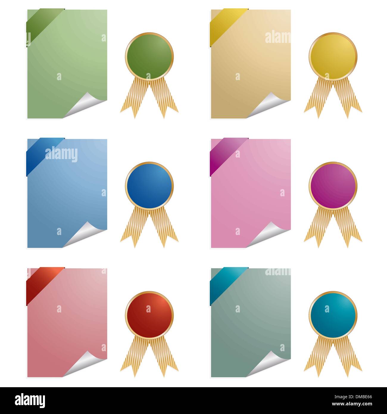 Ribbons vector file Cut Out Stock Images & Pictures - Alamy