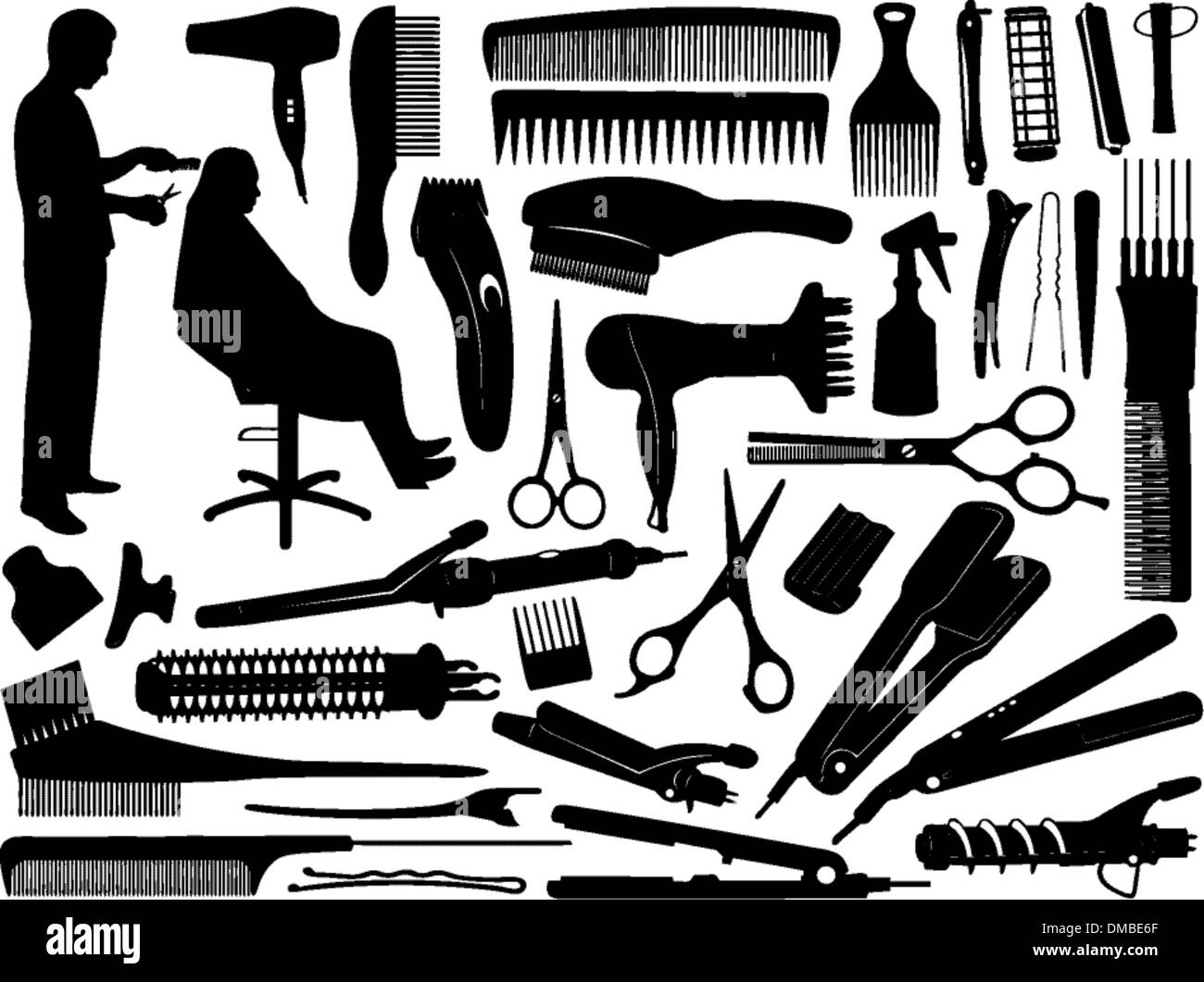 Hair dryer collection hi-res stock photography and images - Alamy