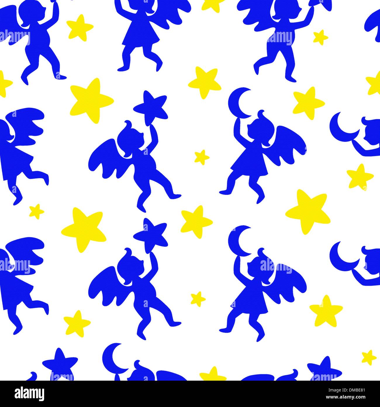 Christmas decorative angels Stock Vector Images - Alamy