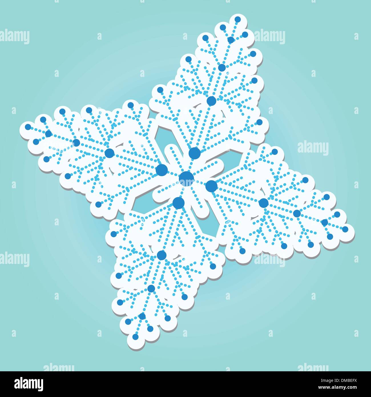 snowflake sticker vector Stock Vector Image & Art - Alamy