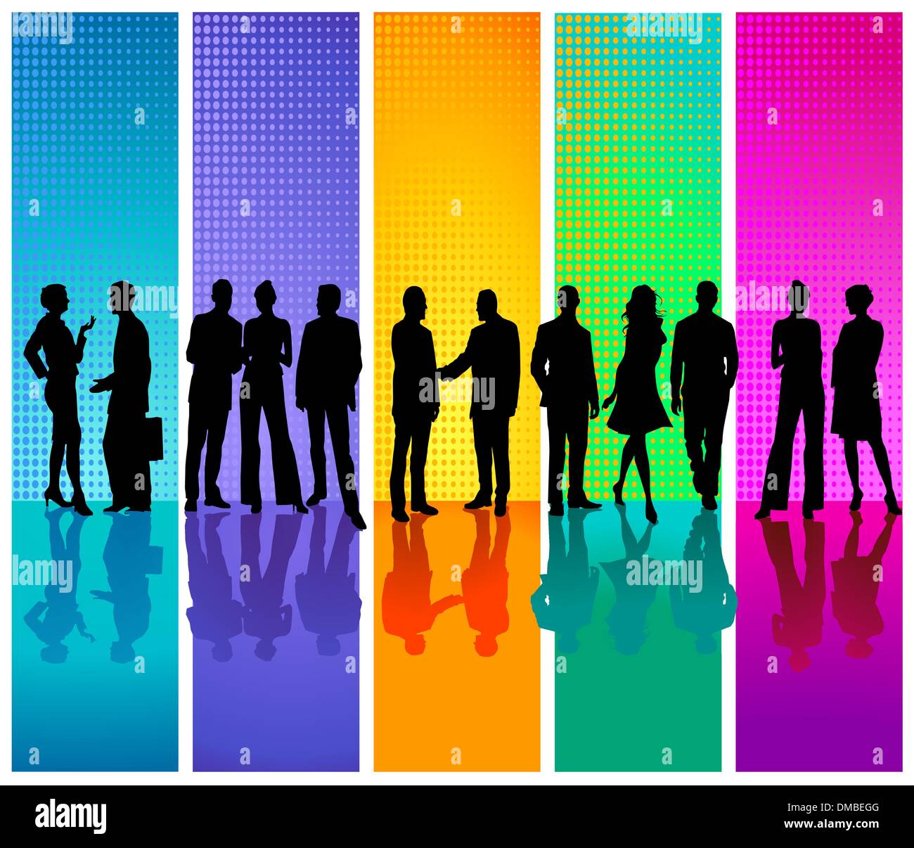 Conference businesswoman Stock Vector Images - Alamy