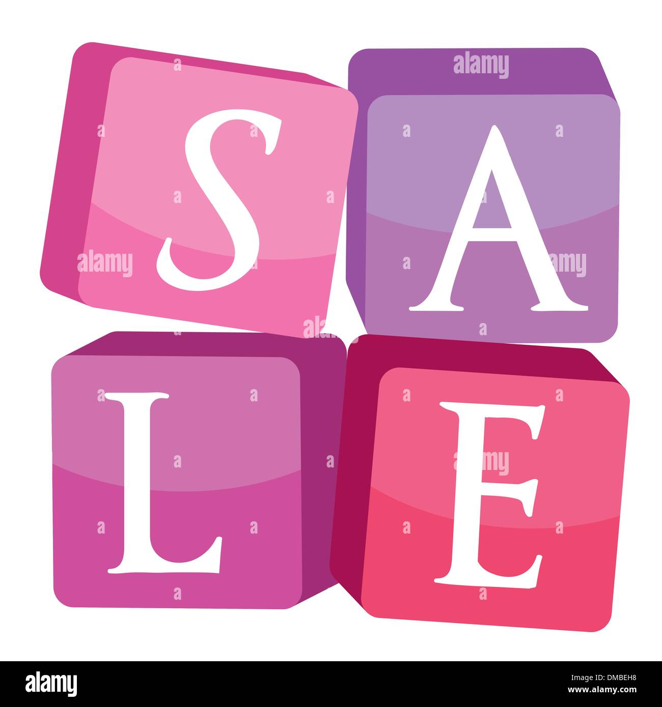 cubes of Sale Stock Vector Image & Art - Alamy