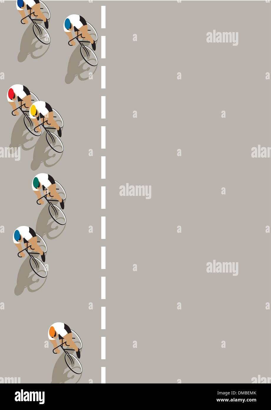 Bicycle racing illustration hi-res stock photography and images - Alamy