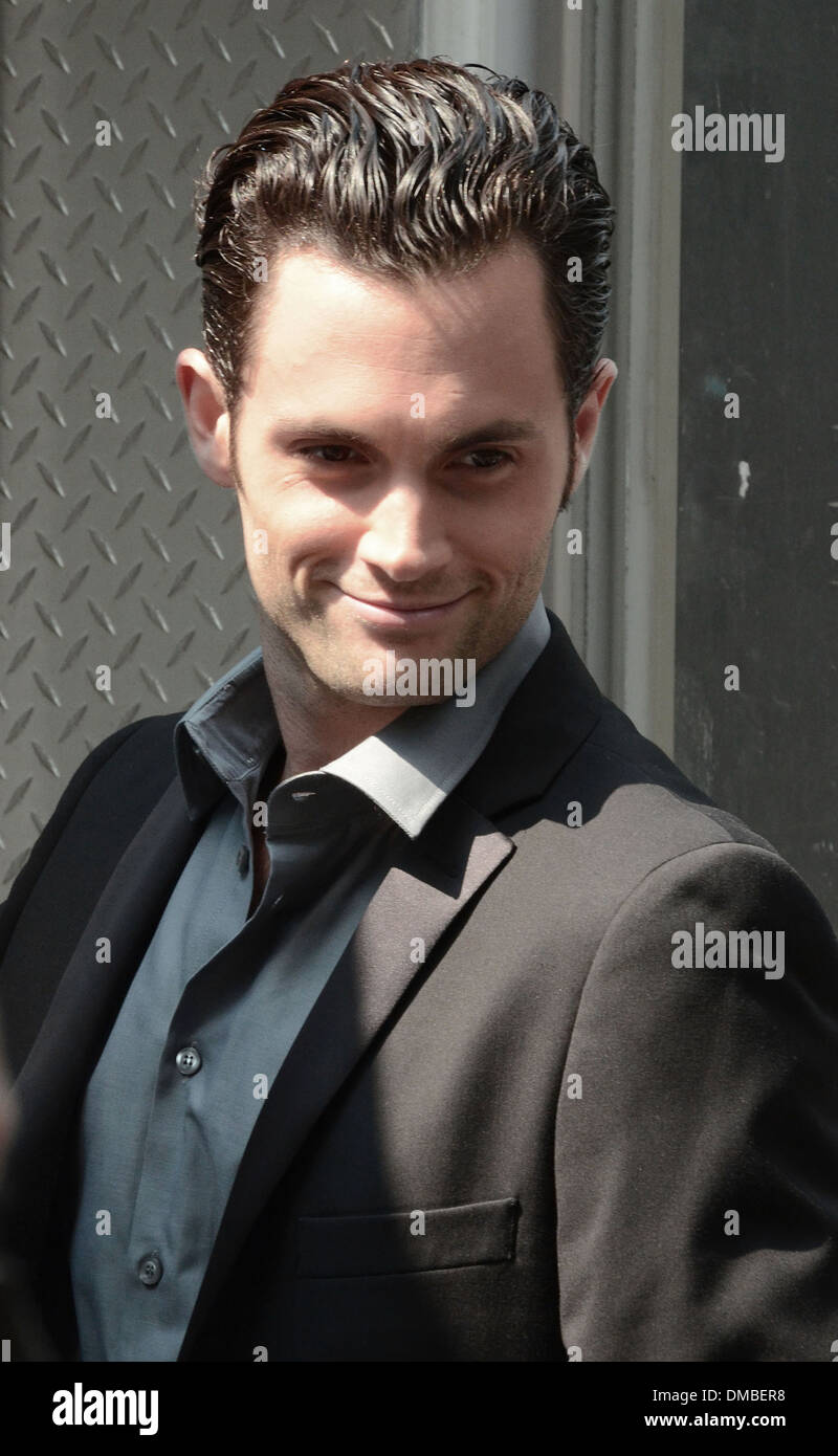 Penn Badgley on the set of 'Gossip Girl' New York City, USA - 23.08.12 ...