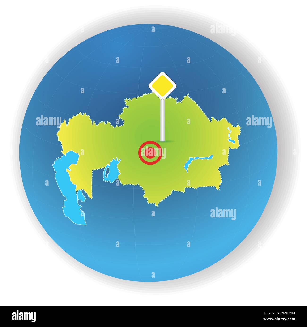 Turning the earth Stock Vector Images - Alamy