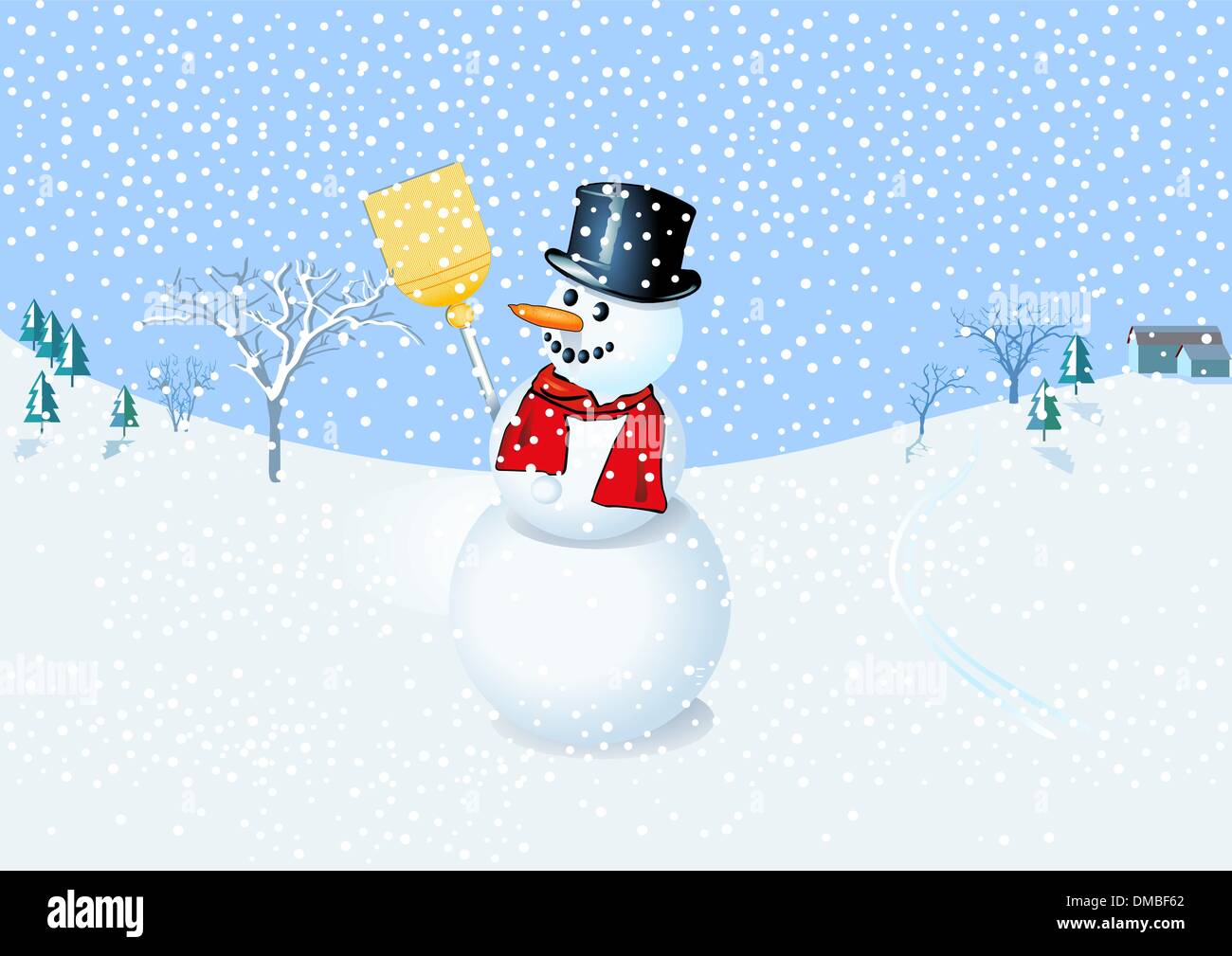 Snowman laughing Stock Vector Images - Alamy