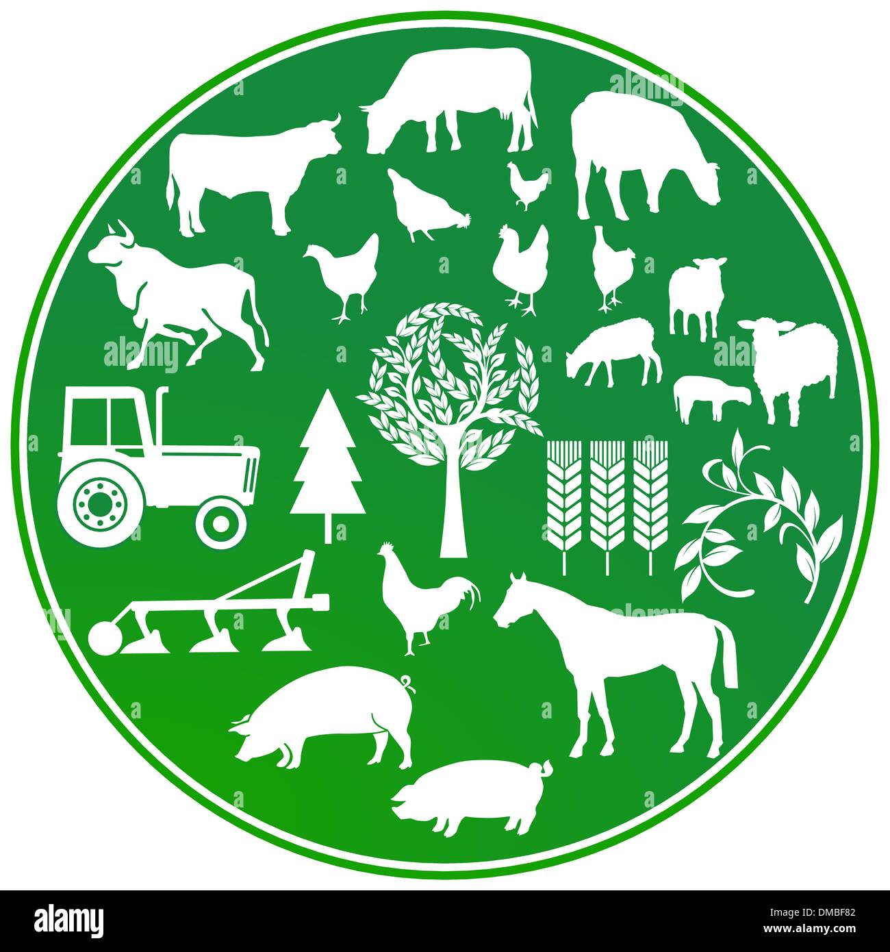 farming agriculture sign Stock Vector Image & Art - Alamy