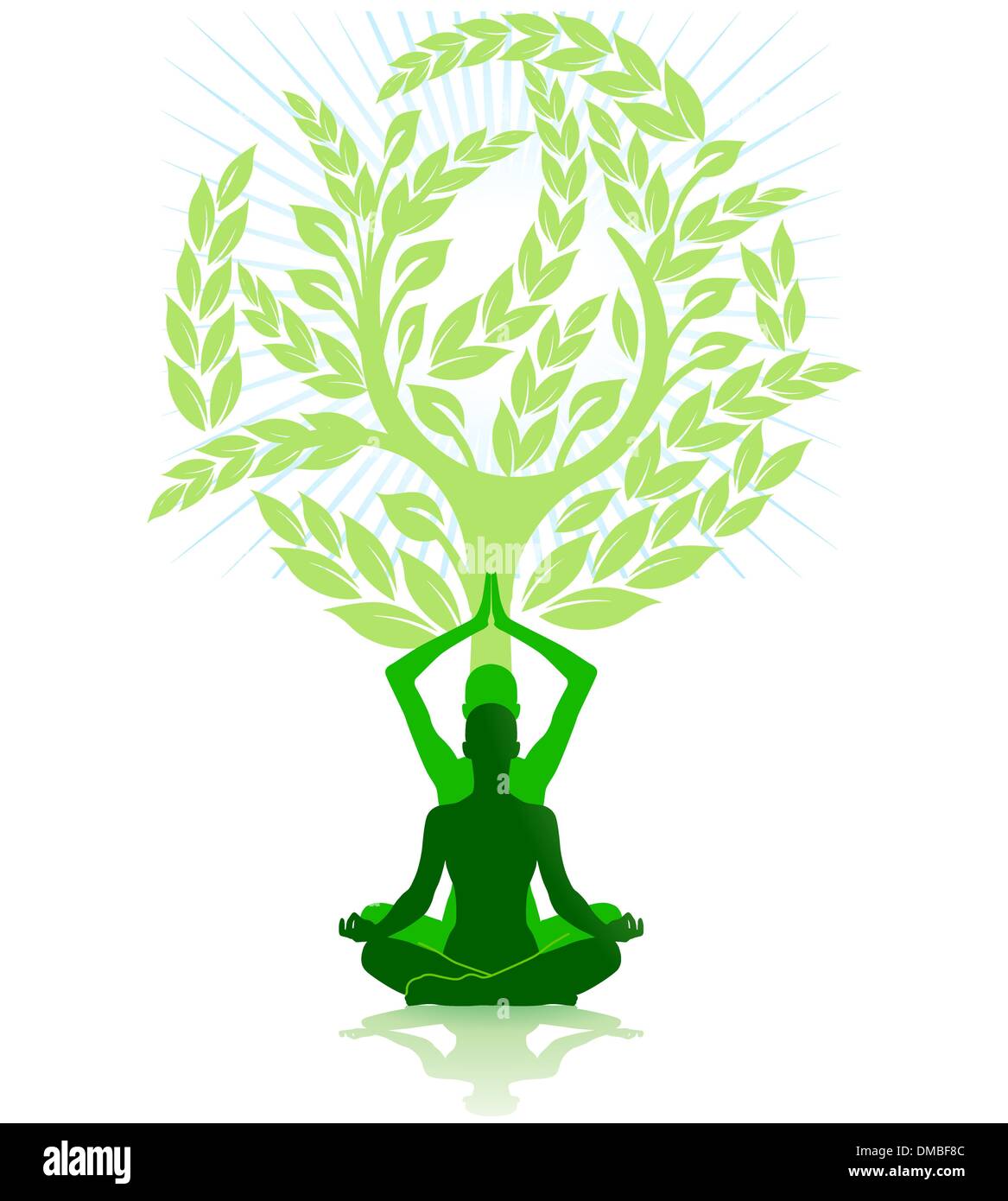 Restful harmony Stock Vector Images - Alamy