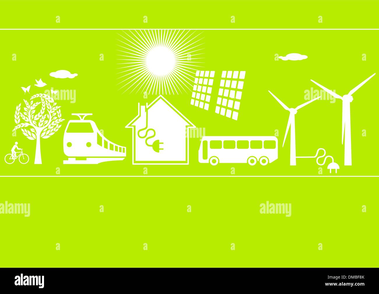 Ecology clean energy Stock Vector Images - Alamy