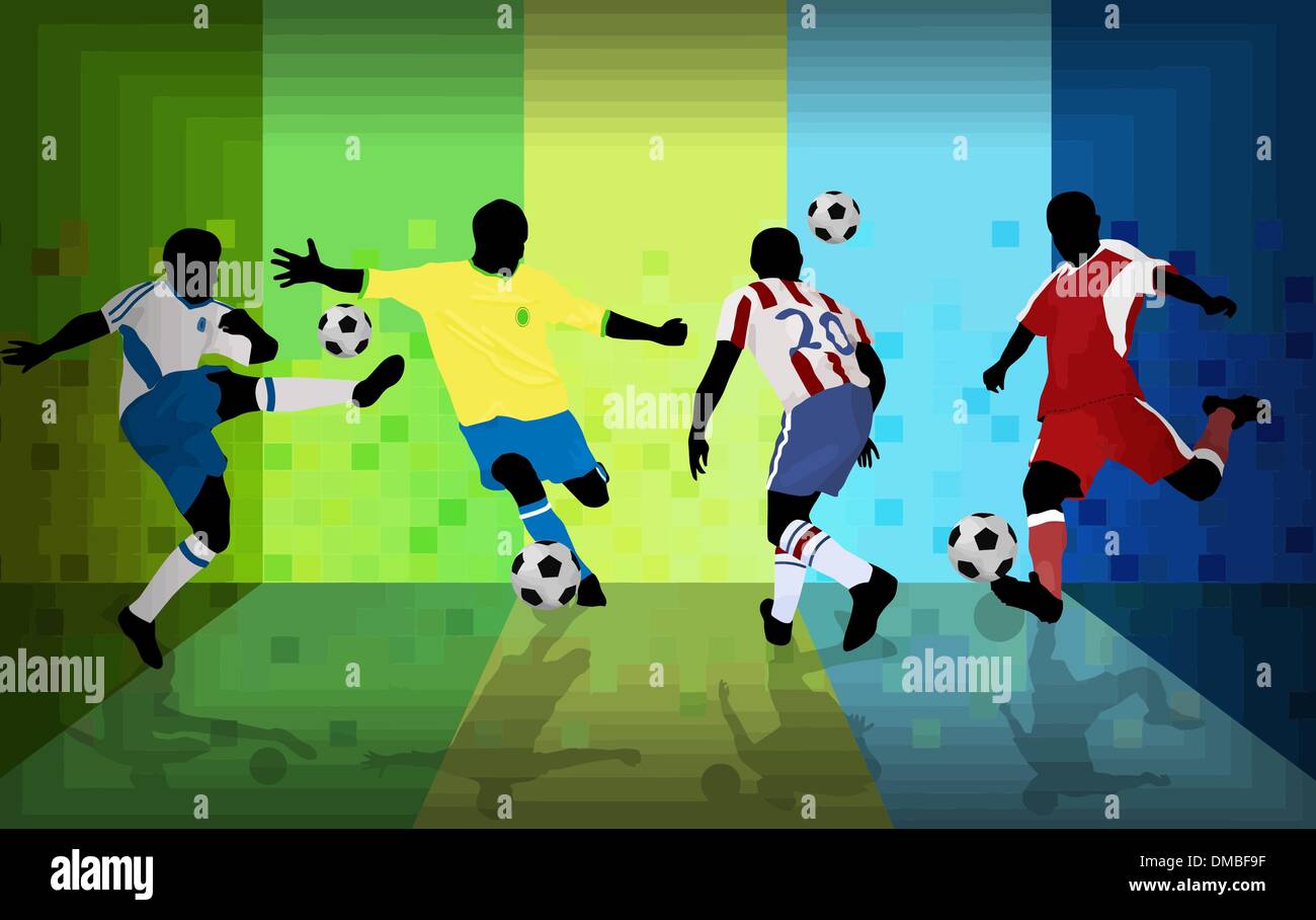 Man male football players Stock Vector Images - Alamy