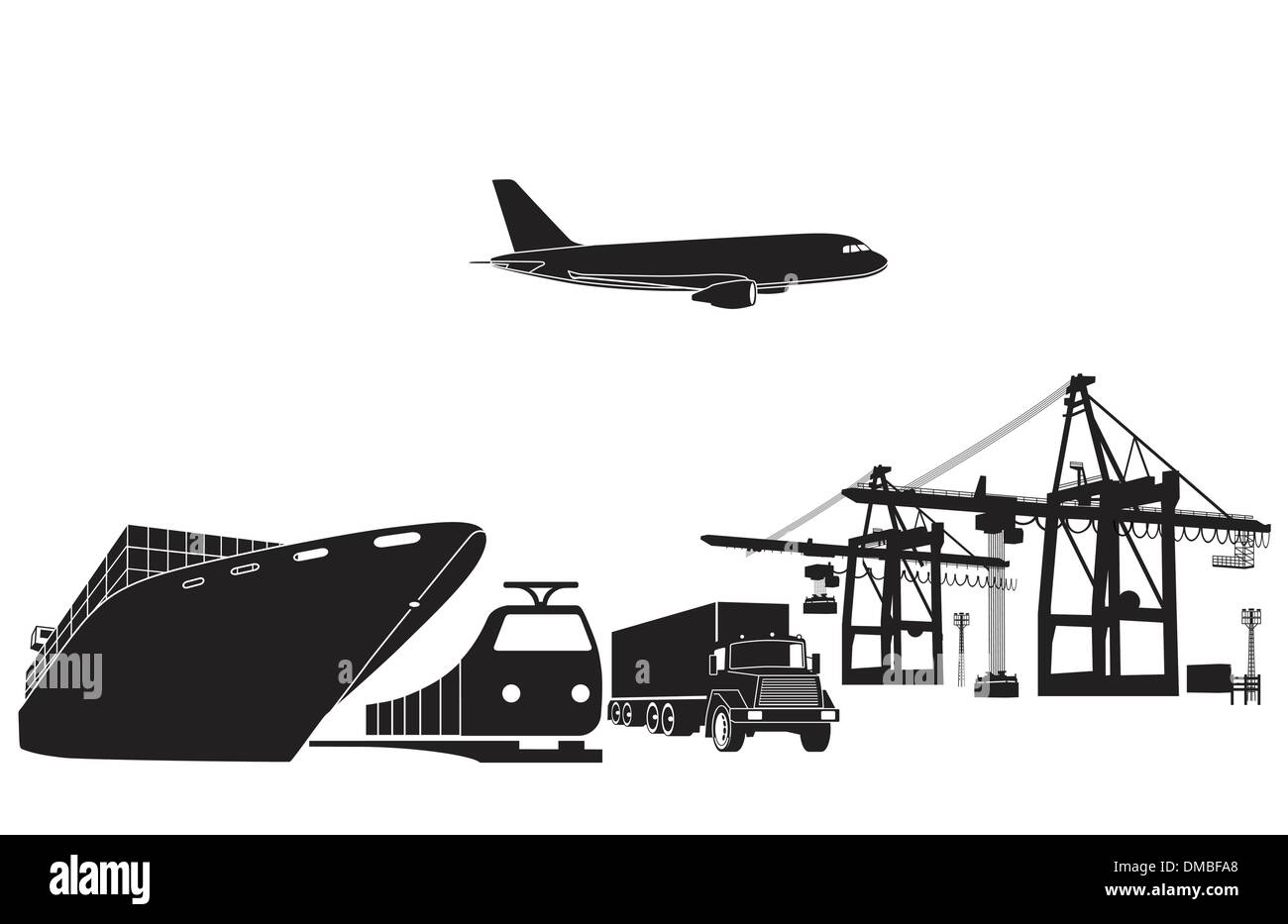 Transport and loading Stock Vector Image & Art - Alamy