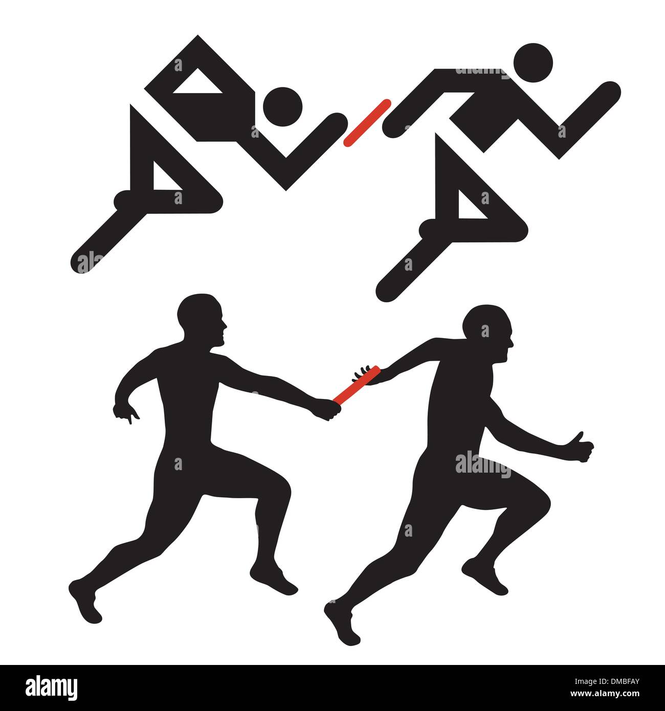 Performance relay Stock Vector Images - Alamy