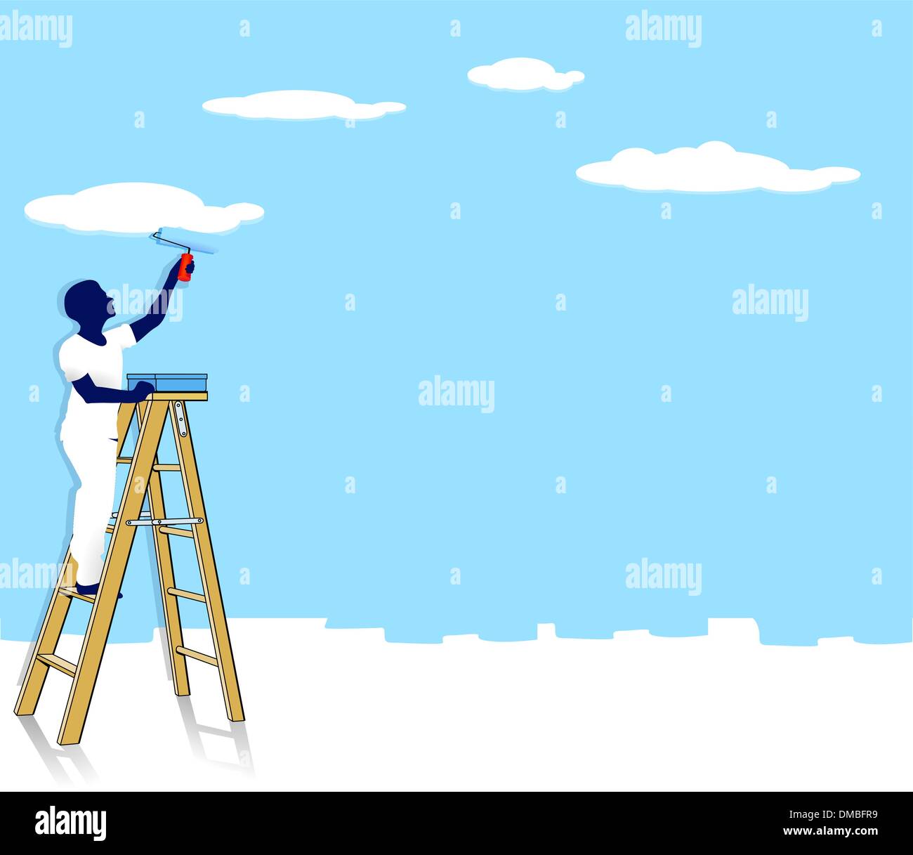 Clouds vectors hi-res stock photography and images - Alamy