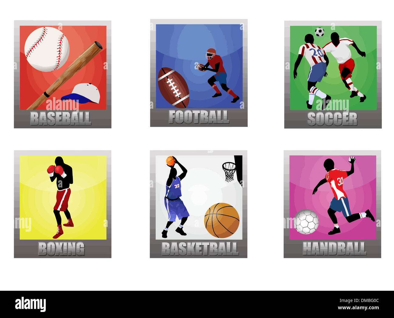 Set of a sport icons Stock Vector Image & Art - Alamy