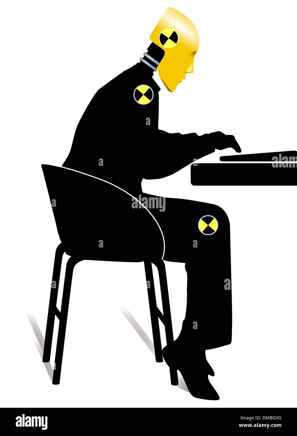 Crash test dummy vector hi-res stock photography and images - Alamy