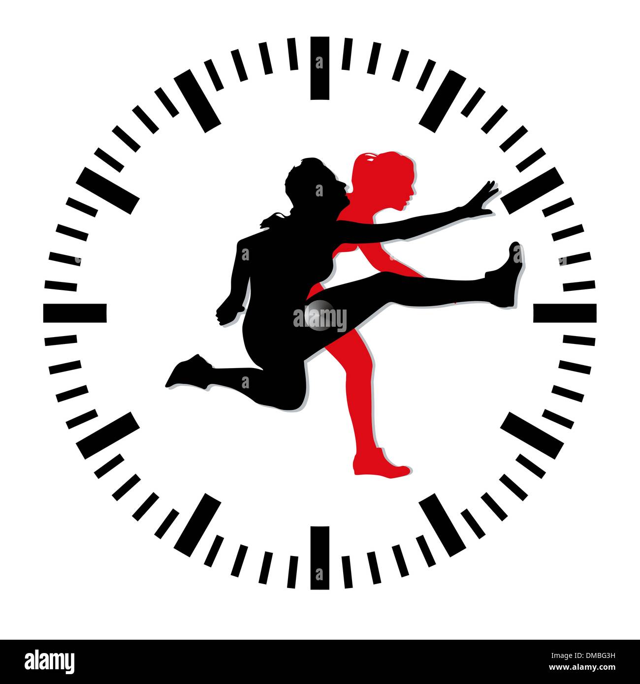Trouble time Cut Out Stock Images & Pictures - Alamy
