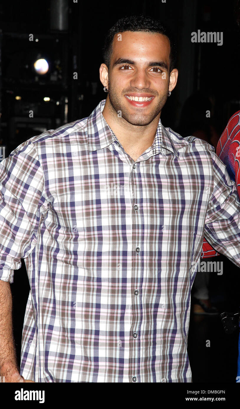 Olympian danell leyva meets cast hi-res stock photography and images ...