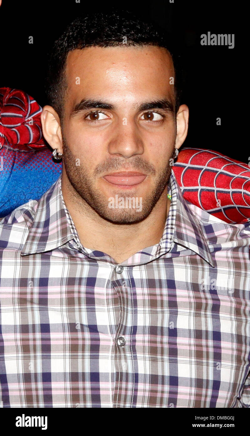 Olympian Danell Leyva meets cast of Broadway musical 'Spider-Man Turn ...