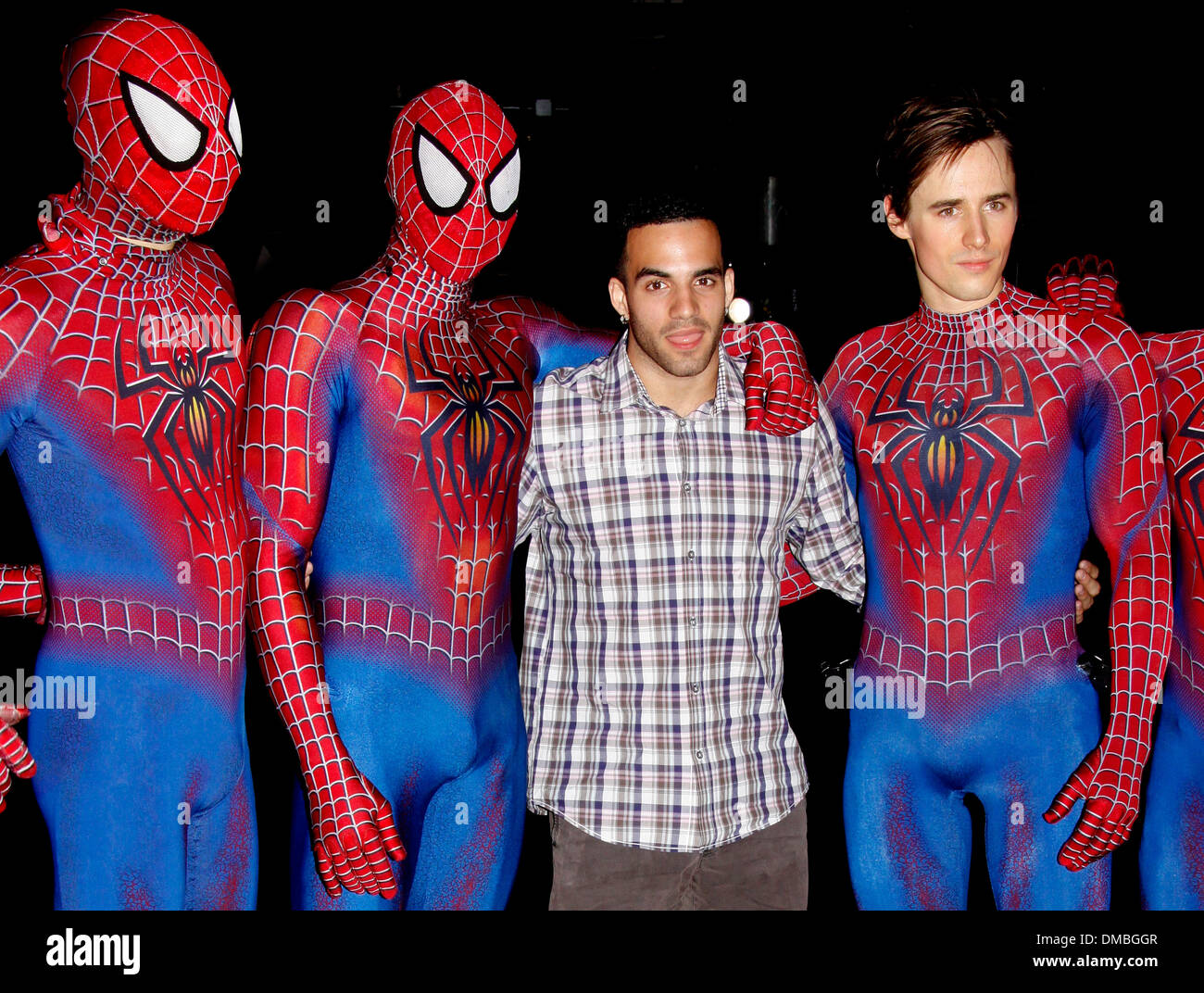 Olympian Danell Leyva meets Reeve Carney and cast of Broadway musical ...