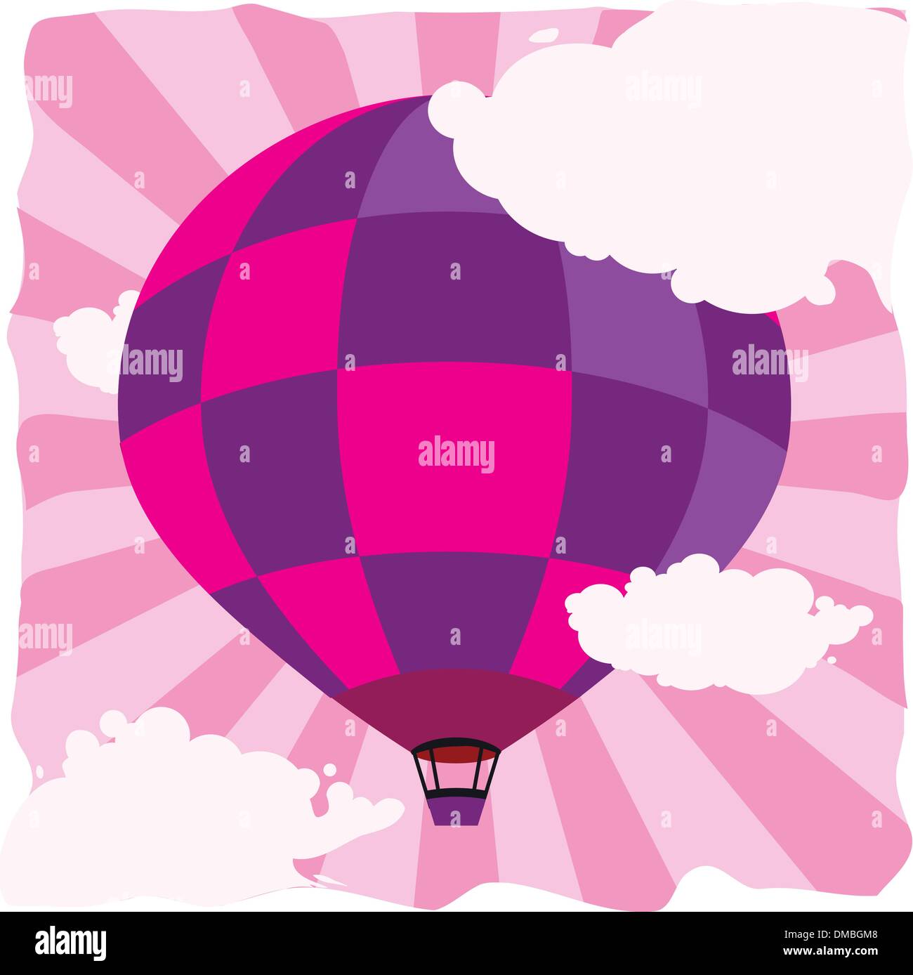 Pink balloon vector hi-res stock photography and images - Alamy