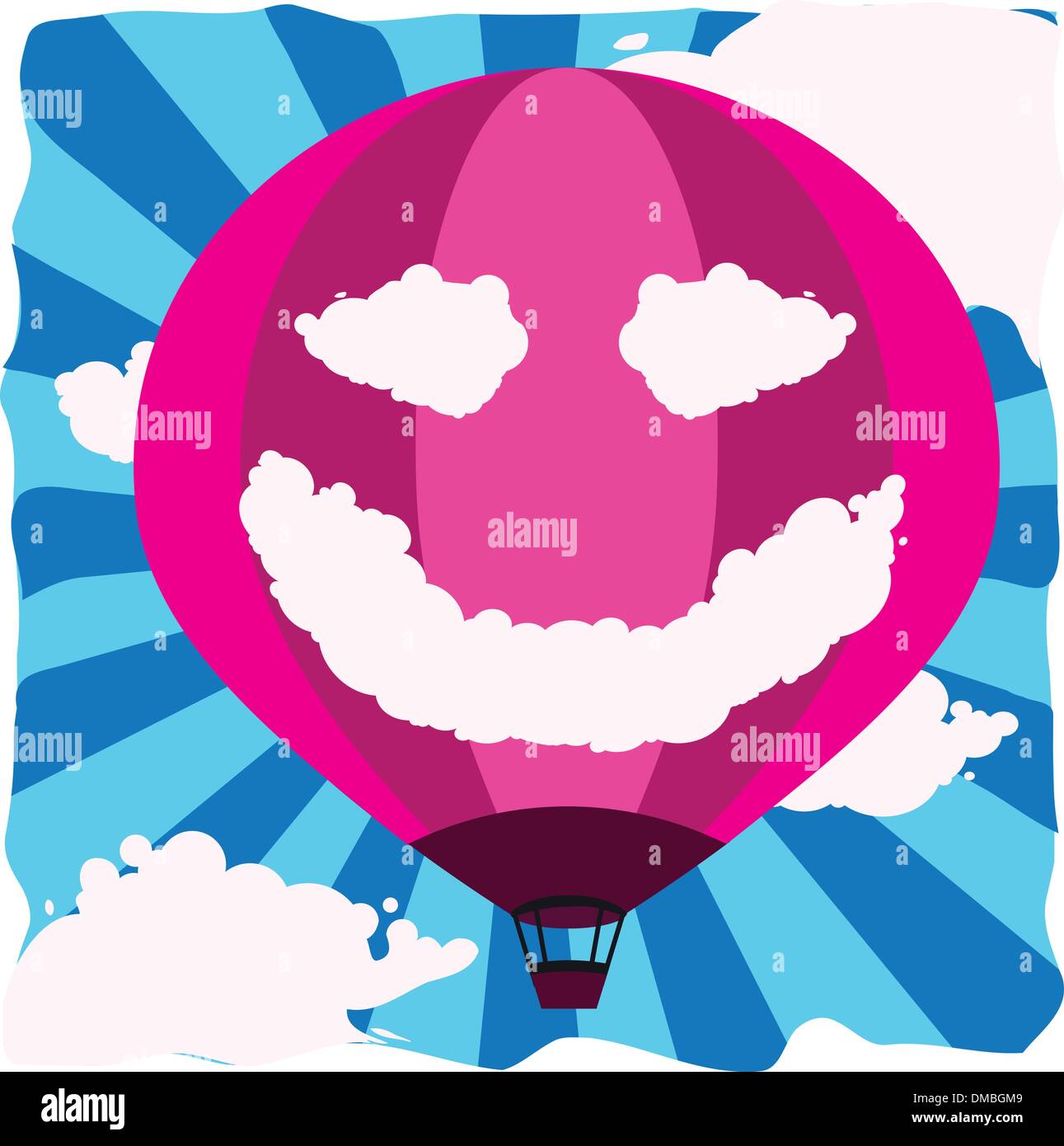 Smile in the sky Stock Vector Images - Alamy