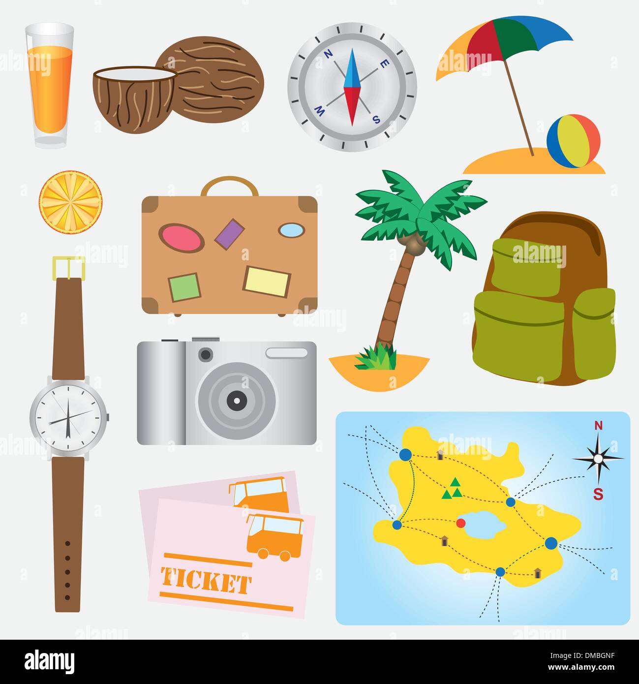 Voyage theme Stock Vector Images - Alamy