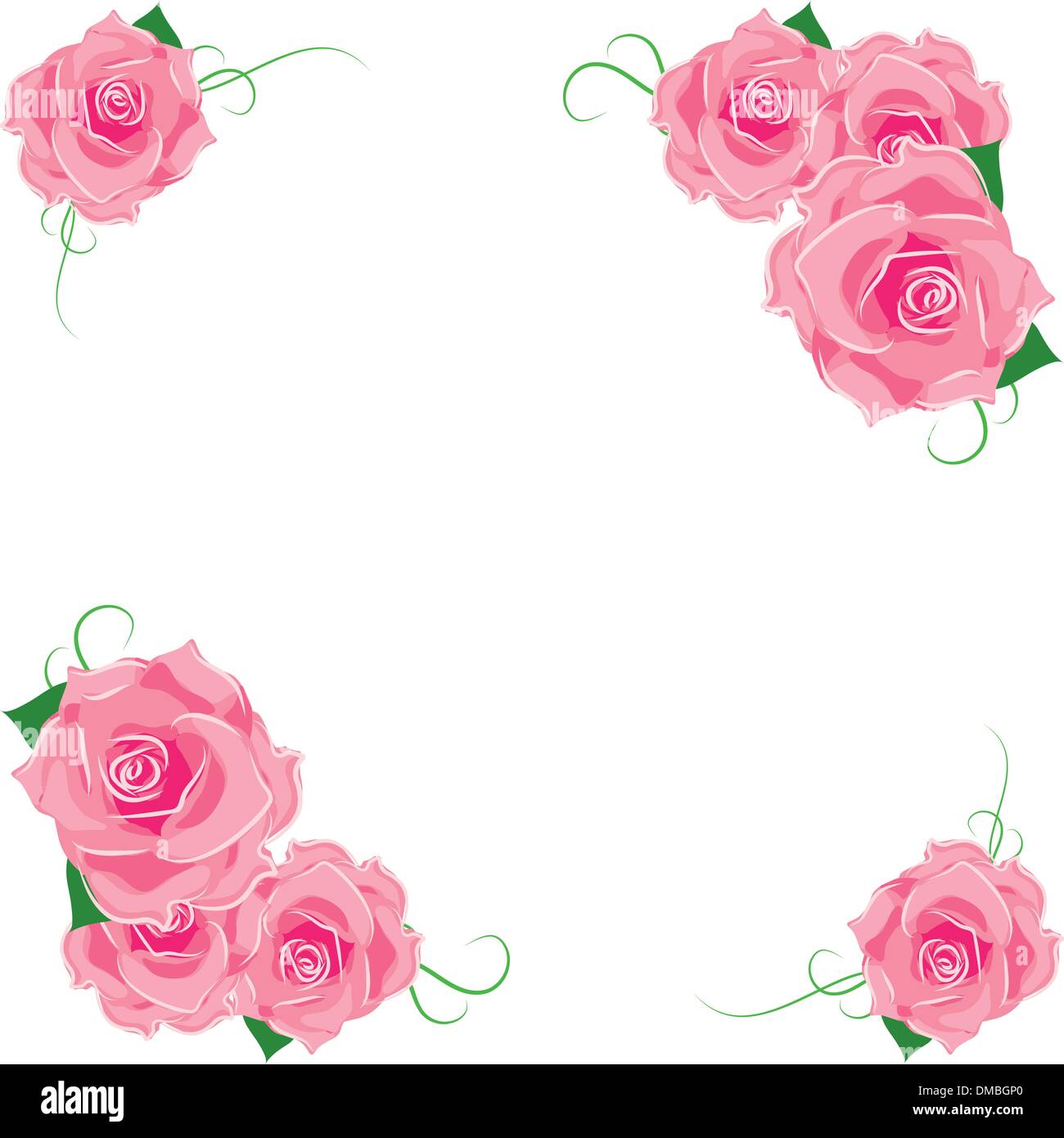background with roses Stock Vector Image & Art - Alamy