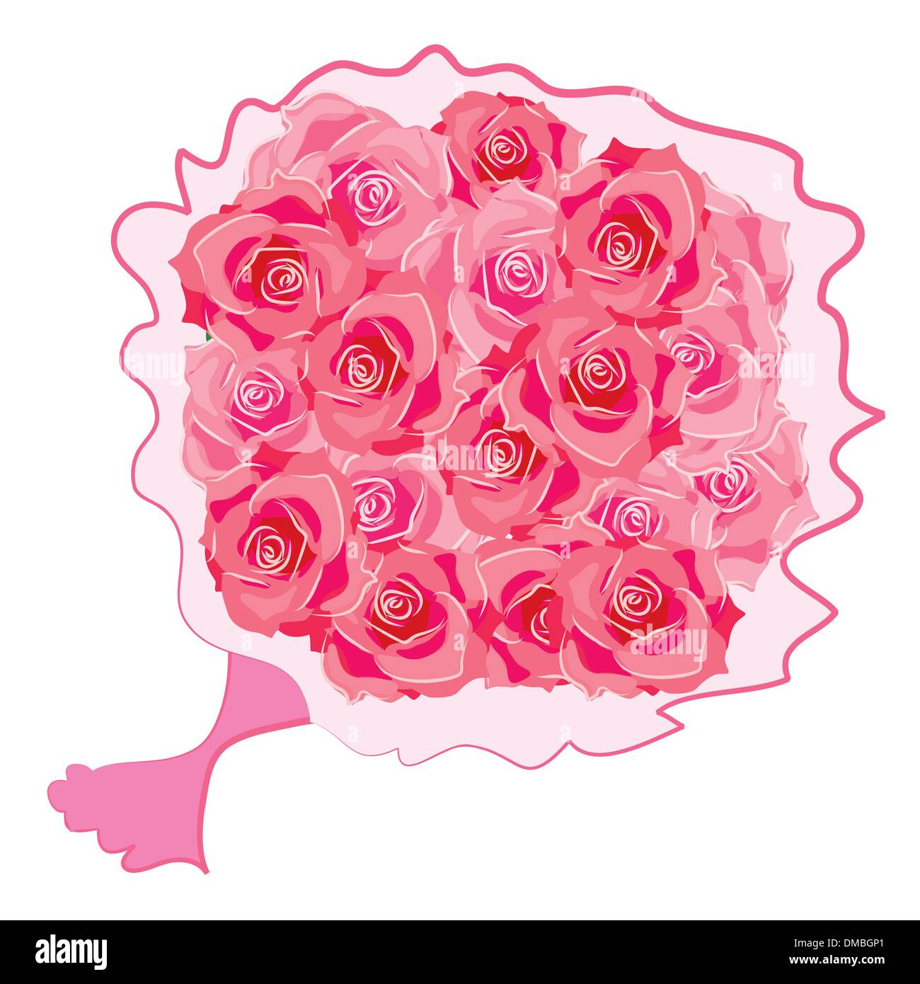 Flowers bouquet Stock Vector Images - Alamy