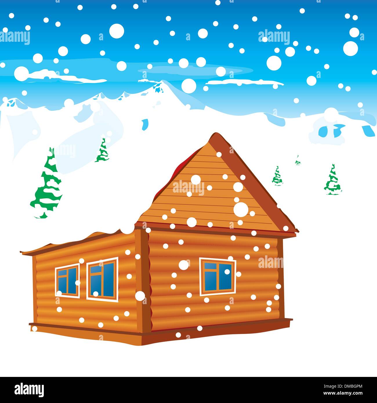 Snow house vector vectors Stock Vector Images - Alamy