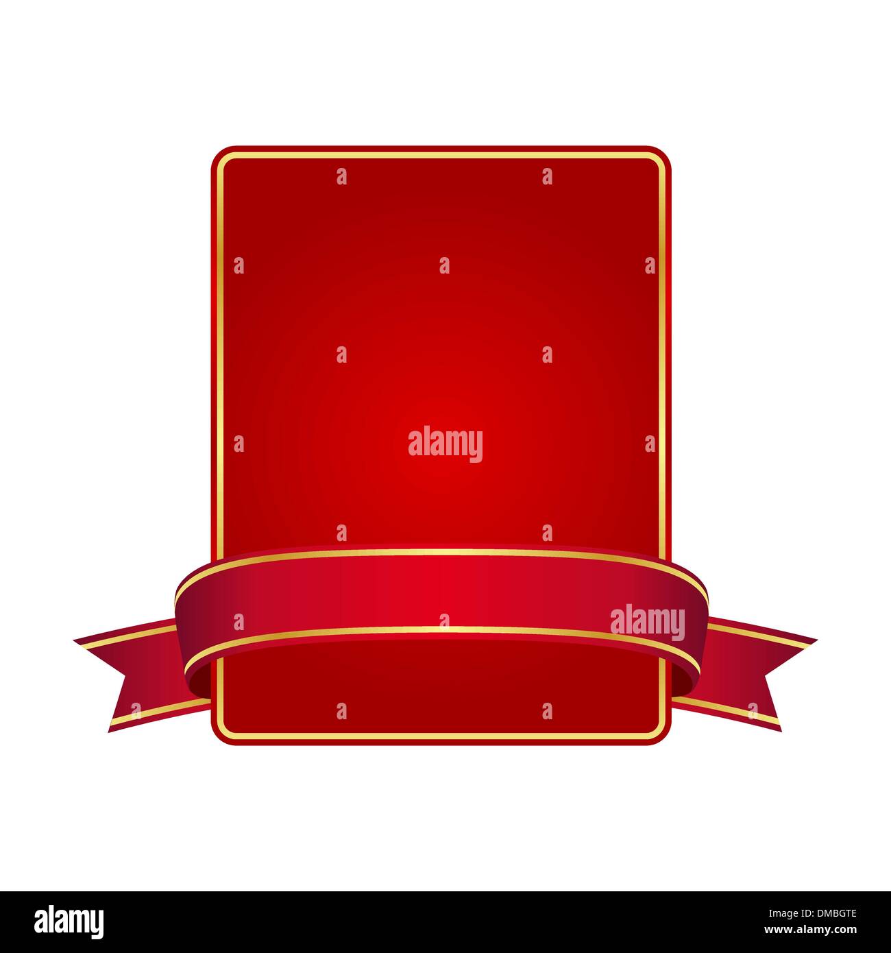 Red frame with banner Stock Vector Image & Art - Alamy