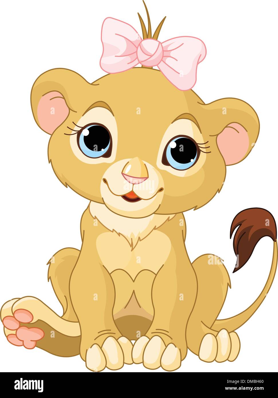Lion Girl Cub Stock Vector Image And Art Alamy
