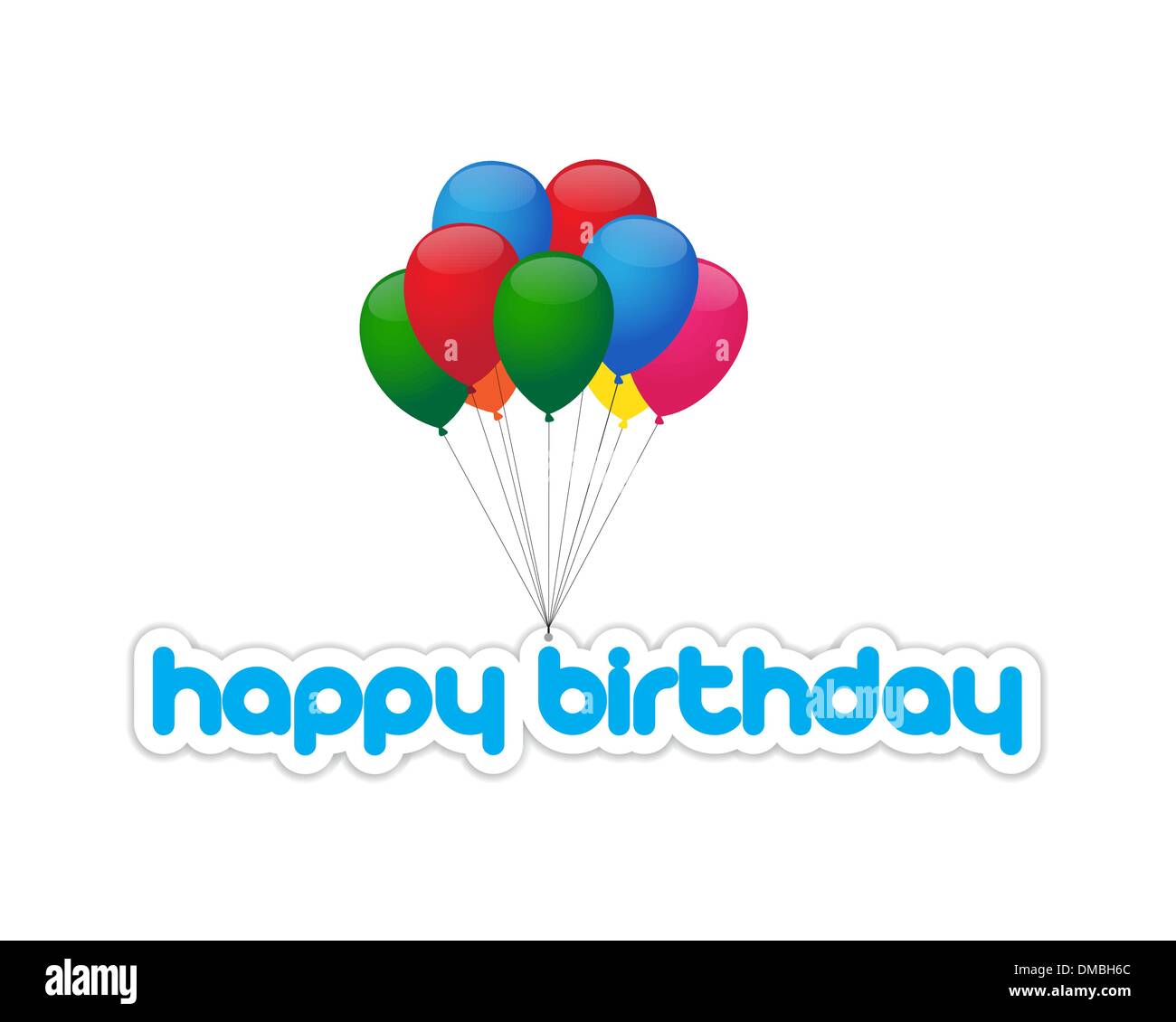 Happy birthday balloons hi-res stock photography and images - Alamy