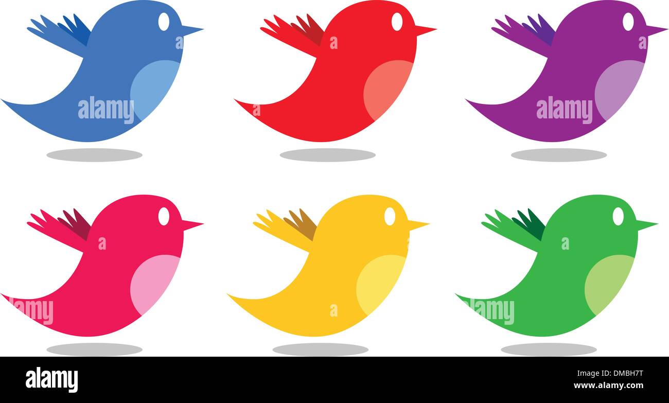 Twitter Bird Icon Vector