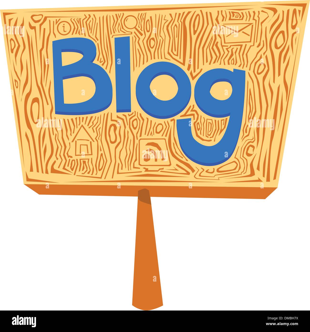 Blog vectors hi-res stock photography and images - Alamy