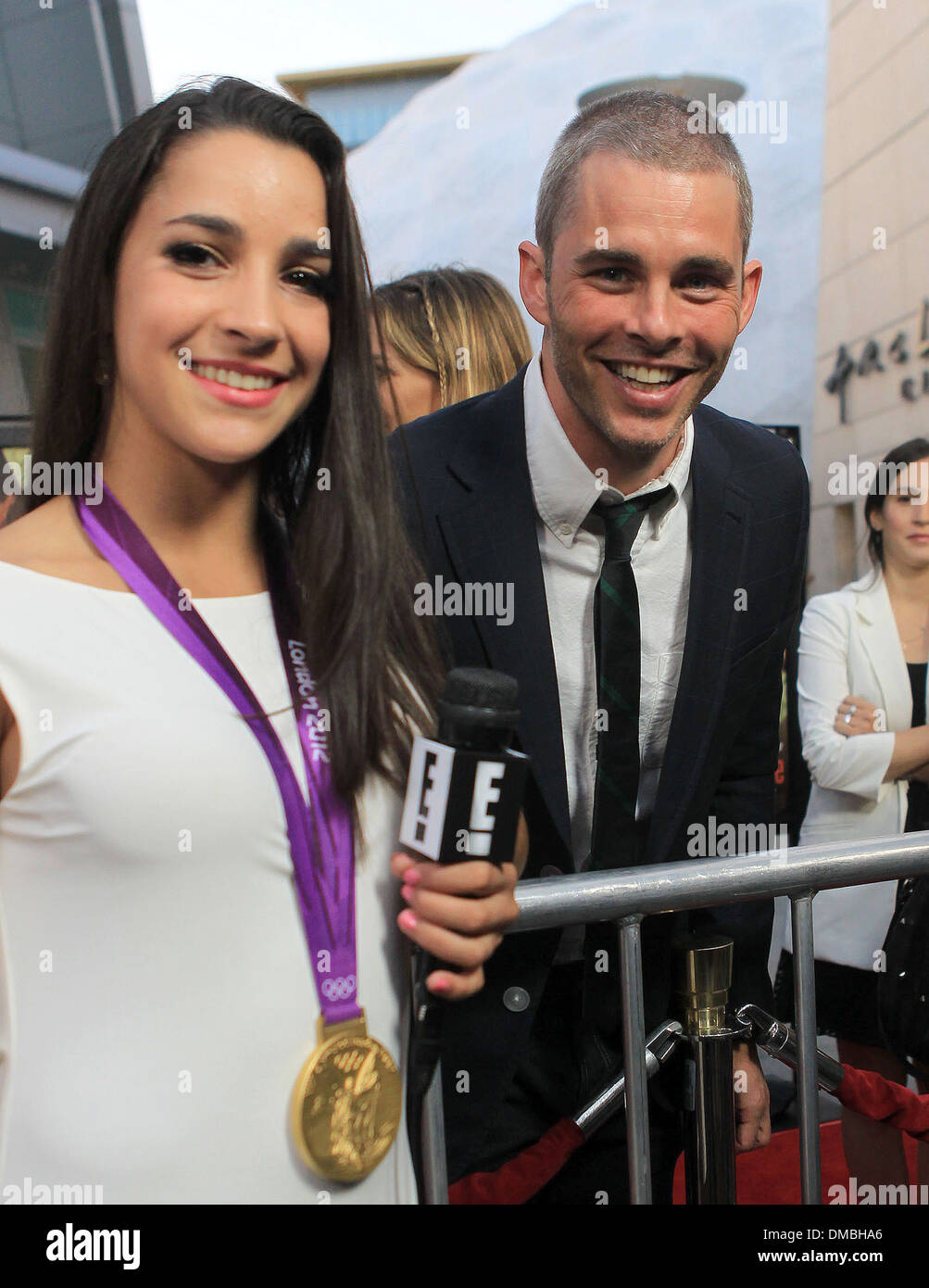 Aly Raisman James Marsden at premiere of RADiUS-TWC's 'Bachelorette' at ...