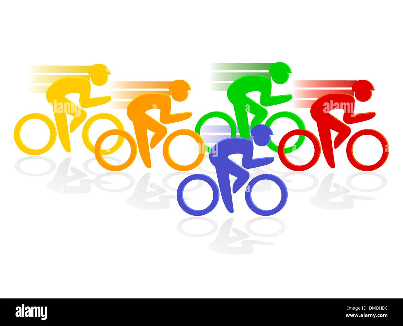 Cycling team endurance Stock Vector Images - Alamy