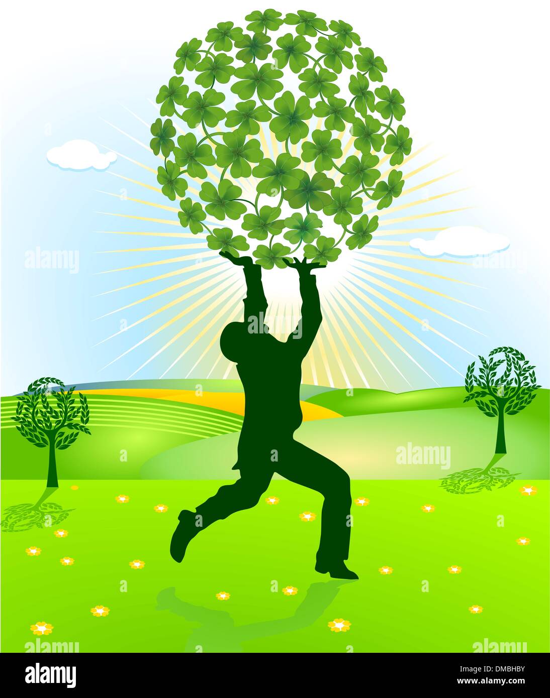 Clover Stock Vector Images - Alamy