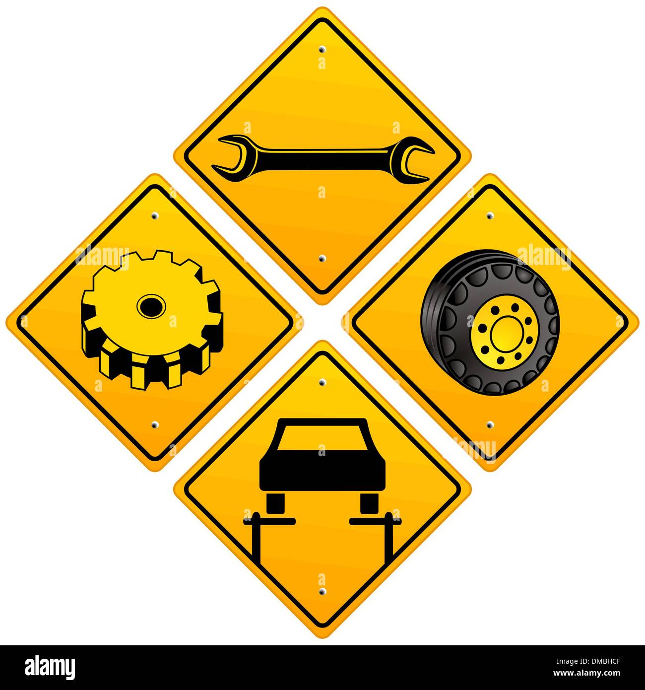 Mechanics garage Stock Vector Images - Alamy