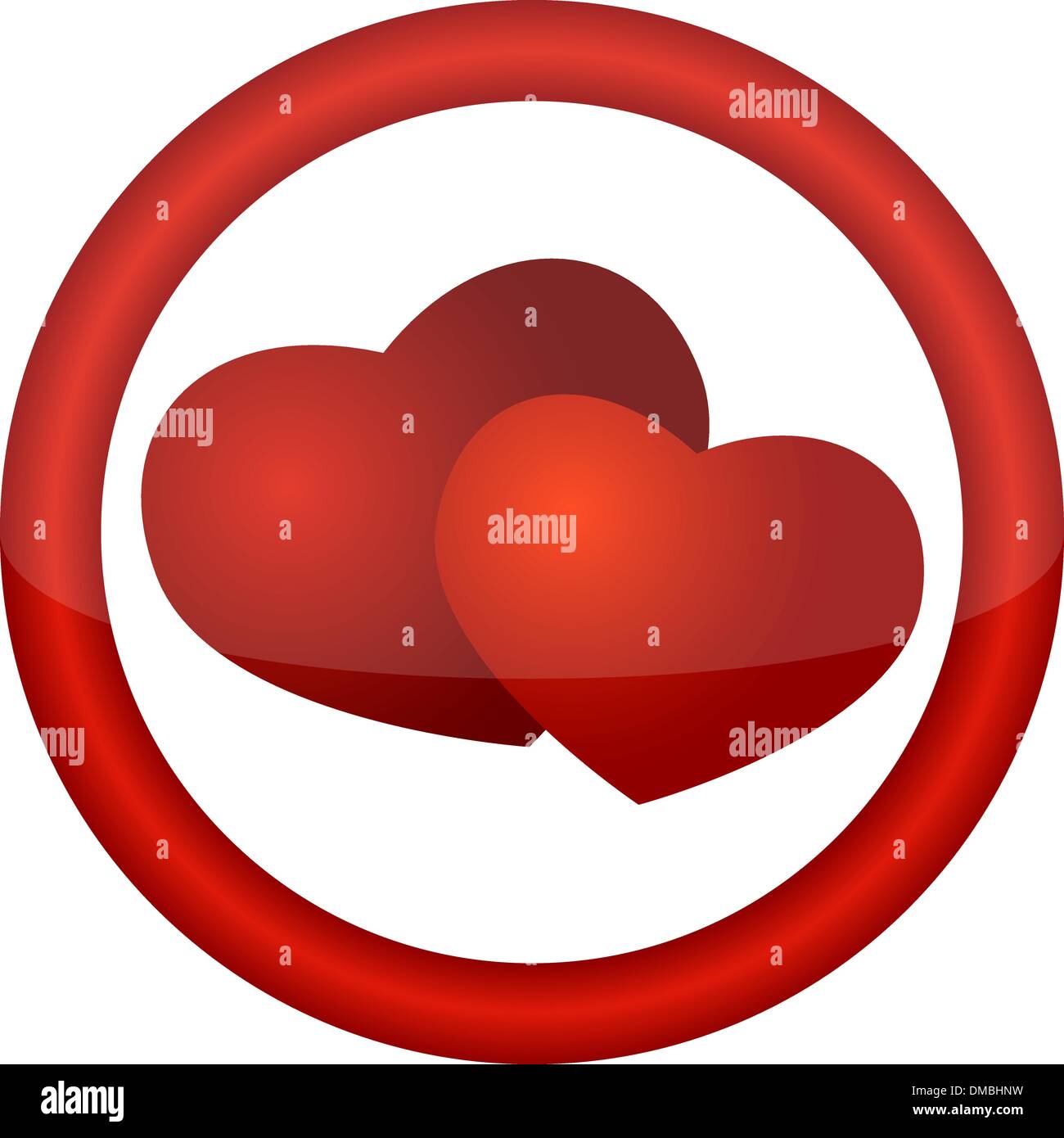 Art colorful love hearts Stock Vector Images - Alamy