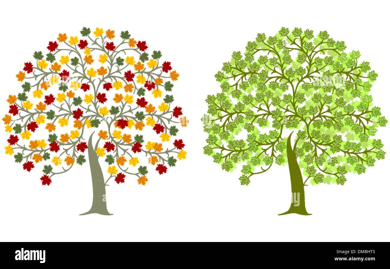 Spring summer red yellow Stock Vector Images - Alamy